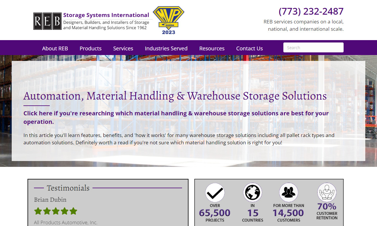 REB Storage Systems International | Floor Grating